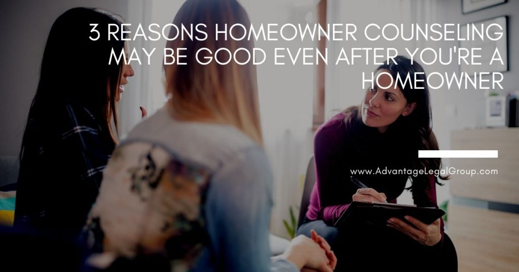 3 Reasons Homeowner Counseling is Good After You're a Homeowner